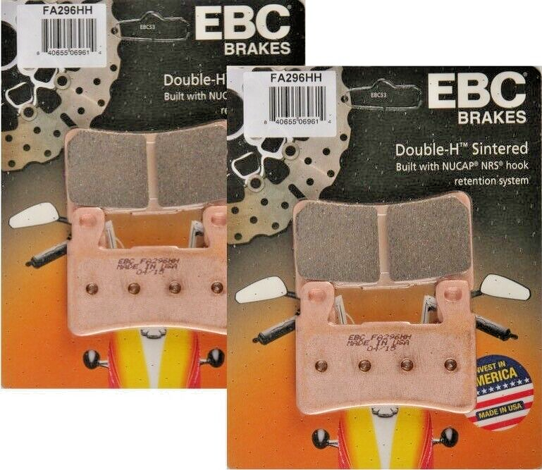 2 SETS EBC HH Front Brake Pads HARLEY HON CBR600RR F4 F4i GL1800 KAW ...