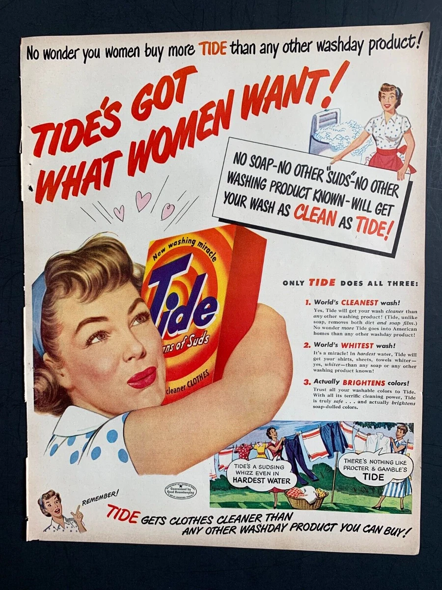 Tide Detergent Powder Advertisements