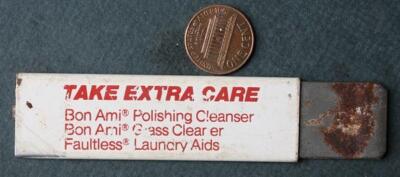 1970s Era Bon Ami Polishing Glass Cleaner & Laundry Soap Box metal ...