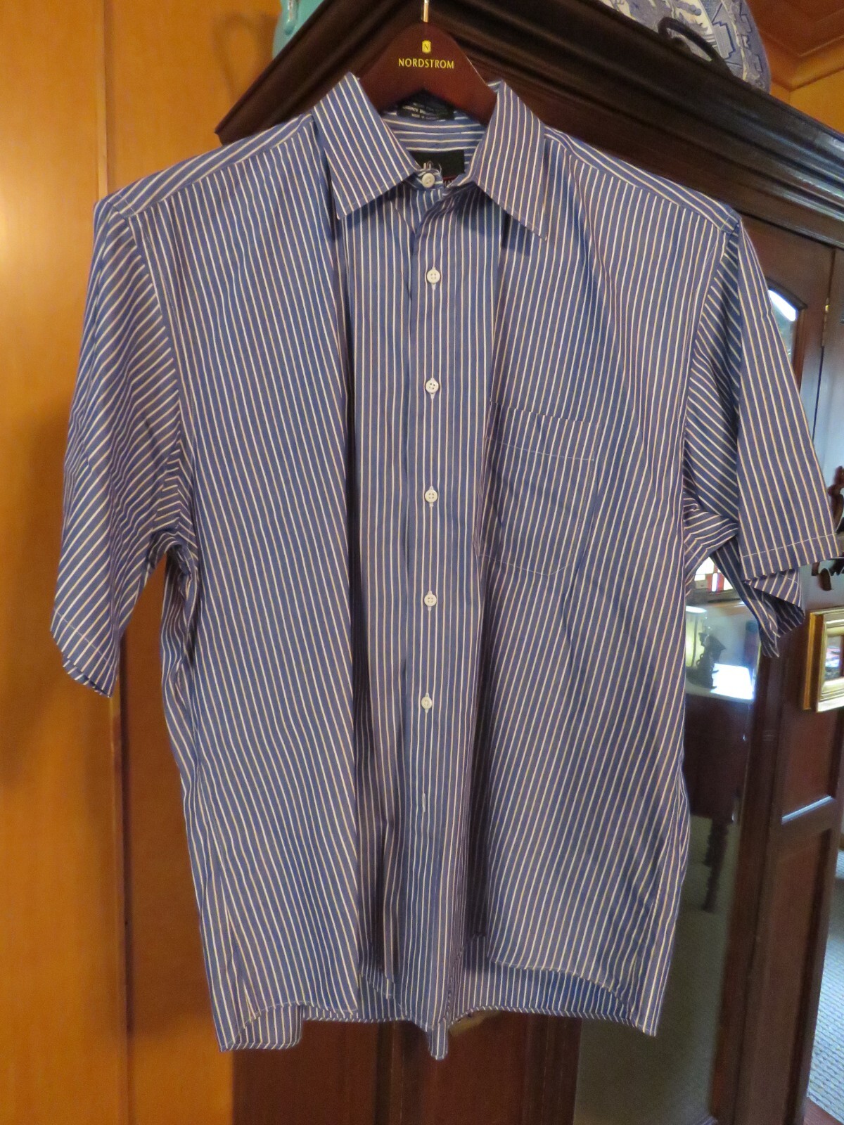 Stylish Button Down HICKEY FREEMAN SHIRT ~ 16 1/2 - 32 ~ 100% Pima ...