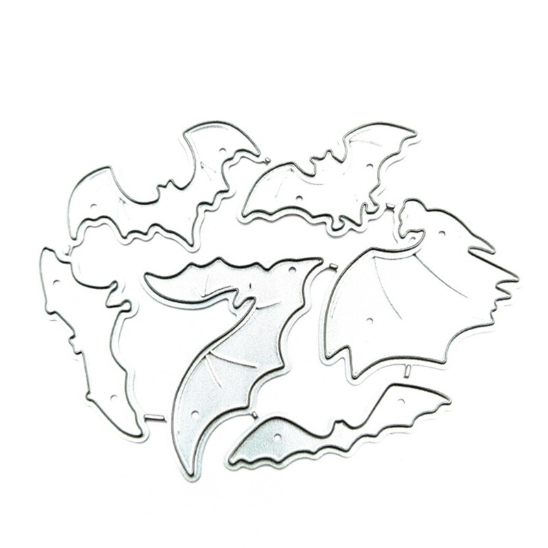 Metal Die Cuts Halloween Bats Embossing Stencil Cutting Dies for Card ...