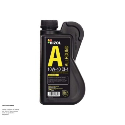 BIZOL MOTORÖL ALLROUND 10W-40 A3/B4 MOTORENÖL SCHMIERÖL ÖL MOTOROIL 1L 85320 | eBay.de