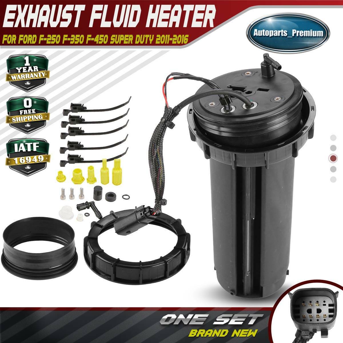 1x Diesel Exhaust Fluid (DEF) Heater for Ford F-250 F-350 F-450 Super ...