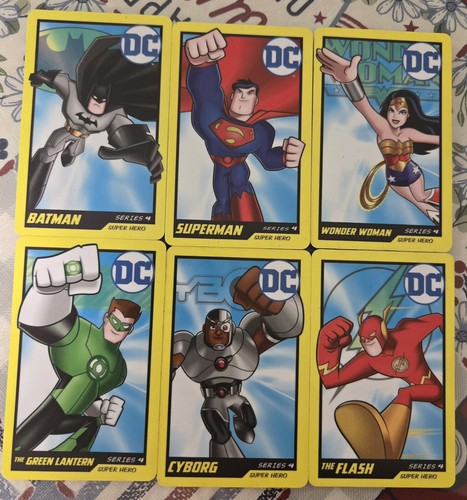 DC Super Hero Arcade Coin Pusher Trading Cards Series 4 Set Of 6 | eBay