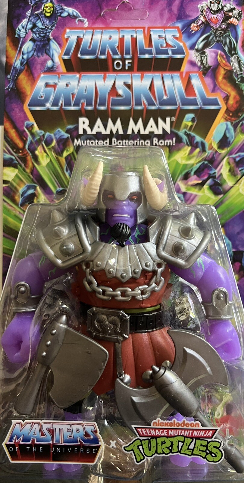 RAM MAN - Turtles Of Grayskull TMNT MOTU Origins Action Figure | eBay