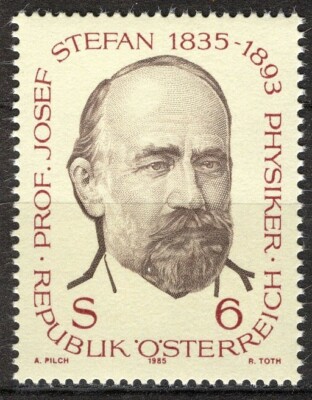Austria 1985, Josef Stefan (1835-1893), physicist VF MNH, Mi 1807 | eBay