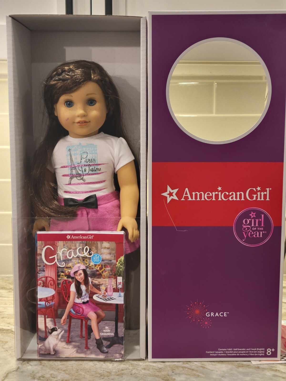 American Girl of the Year 2015 Grace Thomas 18" Doll, Book Collection ...