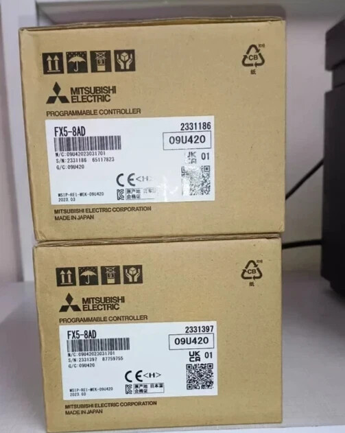 FX5-8AD Mitsubishi ANALOG INPUT MODULE 8 I/P PLC | eBay