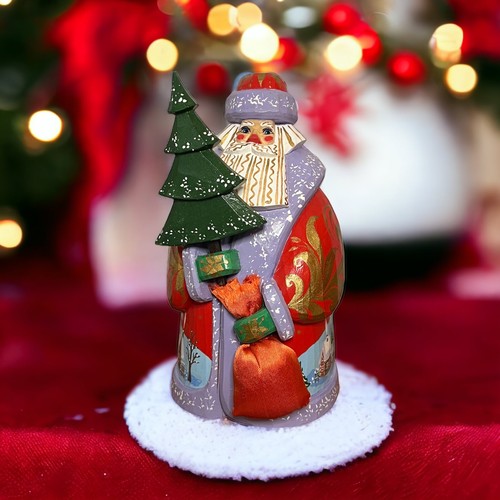 Vintage Russian Santa Claus- Grandfather Frost. Handpainted Sergei ...