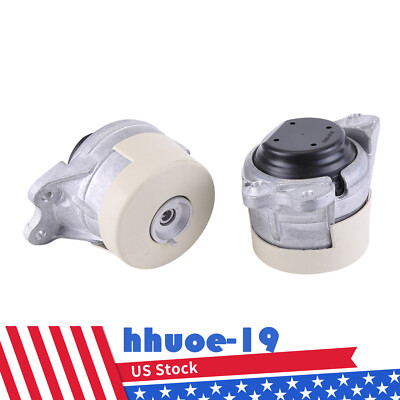2Pcs Engine Motor Mounts Kit for Mercedes-Benz C300 E300 AWD 2015 2016 ...