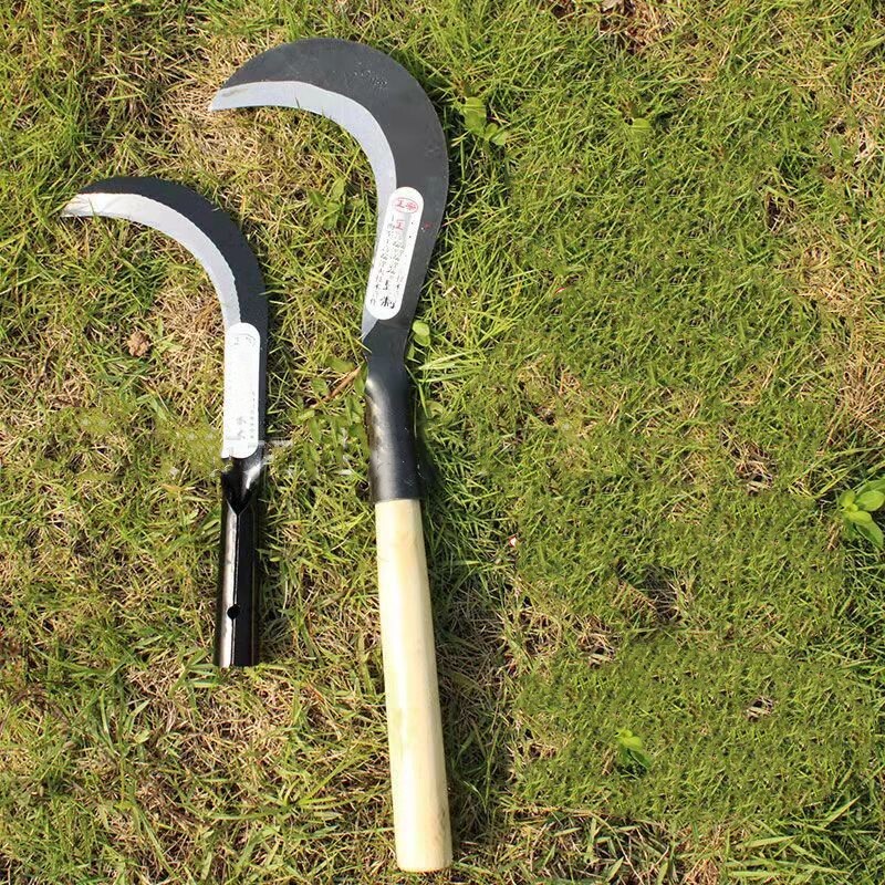 Long Handle Grass Sickle For Cutting Scythe Cutting Grass