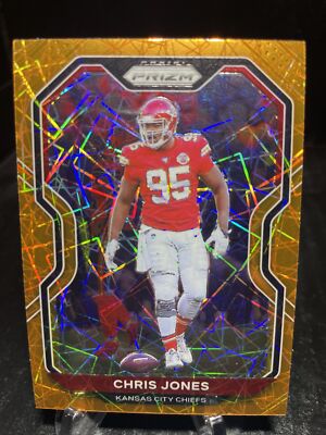 2020 Panini Prizm Prizms Orange Lazer #125 Chris Jones | eBay