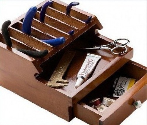 Jewelers Watch Tool Wooden Organizer, Park Your Pliers | eBay