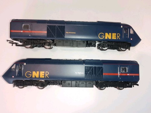 Hornby OO Gauge HST In GNER Livery 43105 City Of Inverness & 43113 The ...