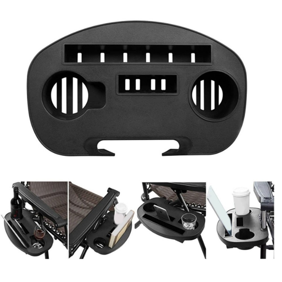 Camping Trips Armrest Cup Holder Portable Cup Tray Spill-resistant ...