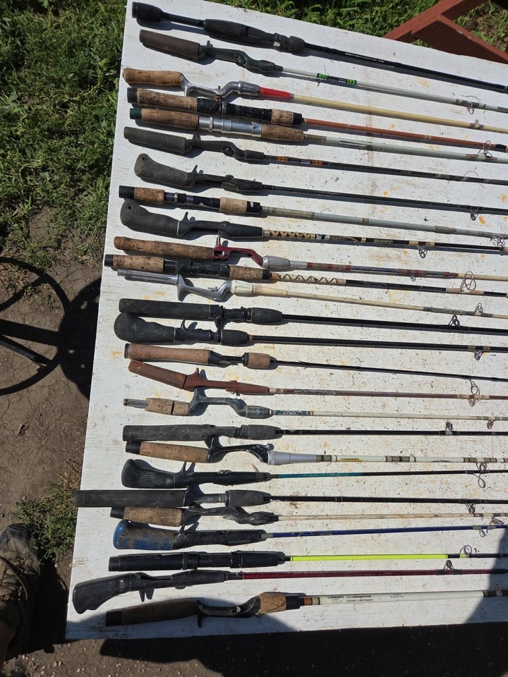 Lot 26 Vtg Casting Spinning Mitchell Rod Zebco Wright & mcgill ...