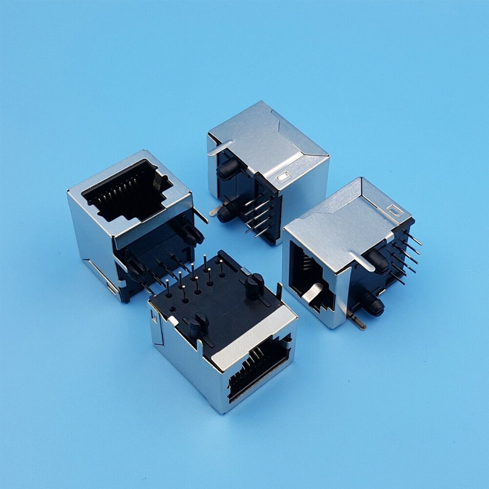 20Pcs RJ45 8P8C Network Ethernet PCB Mount 8Pin Female socket connector ...