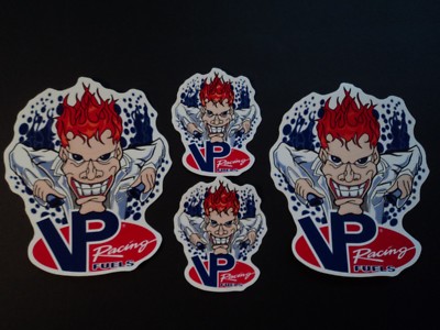 Lot Of 4 VP Racing Fuels Racing Decals Stickers NASCAR NHRA Sprint Car ...