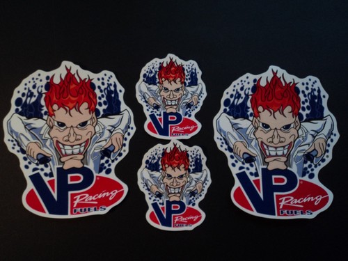 Lot Of 4 VP Racing Fuels Racing Decals Stickers NASCAR NHRA Sprint Car ...
