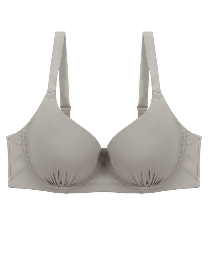 NWT SOLID FULL COVERAGE T SHIRT UNDERWIRE PADDED BODY BRA~32 -48 D DD ...