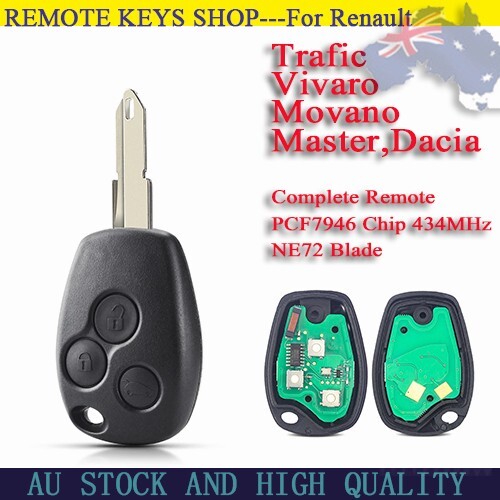 433MHz PCF7946 For Renault Trafic /Vivaro/Primastar/Movano/Master ...