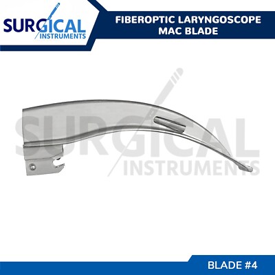Fiberoptic Laryngoscope Mac Blade #4 - Anesthesia Intubation German ...