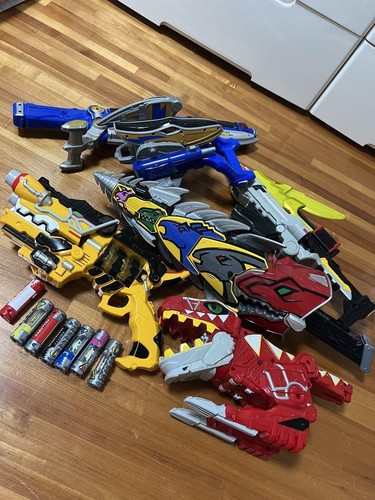 Power Rangers Dino Charge Kyoryuger Morpher Weapon 6p Zyudenchi 7p set ...