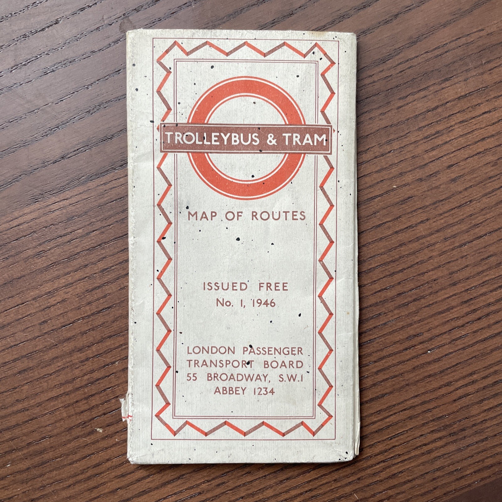 Trolleybus & Tram Map Of Routes, London - No.1 - 1946 | eBay UK