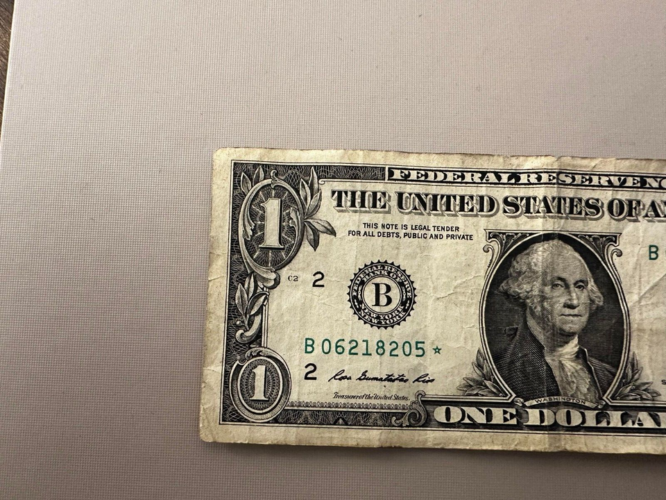 2013 - $1 Dollar Duplicate B Series Error Star Note - Rare Bill! | eBay