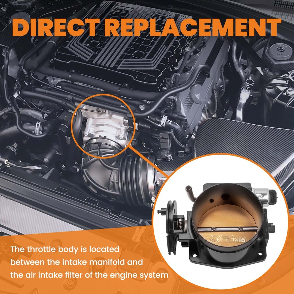 Throttle Body Cable For GMC Gen III LSX LS1 LS2 LS3 LS4 LS6 LS7 92MM ...