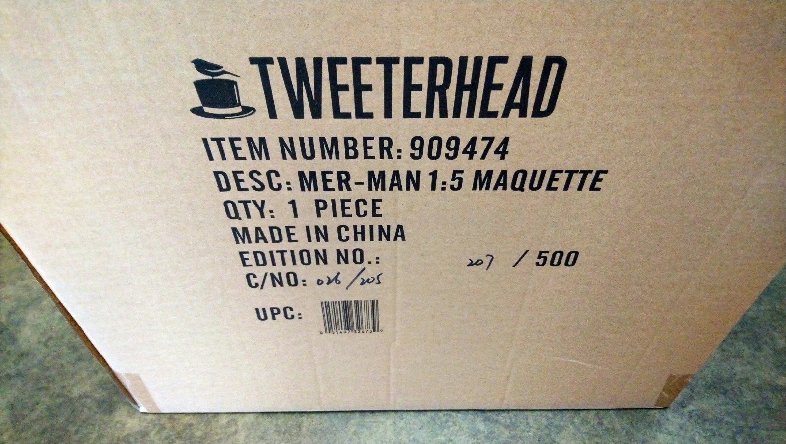 Mer-Man statue tweeterhead MAQUETTE 1/5/MOTU /MASTERS OF THE UNIVERSE ...