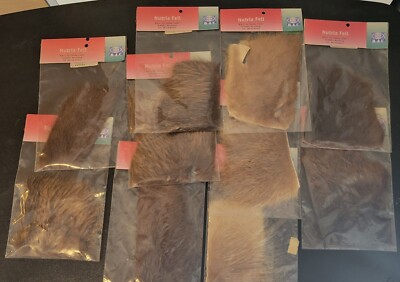 Fly tying body fur material nutria 10 packs unopened light, medium and ...