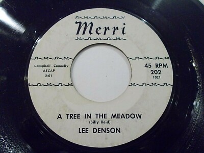 Lee Denson A Tree In The Meadow / Twang 45 1960 Merri Vinyl Record | eBay
