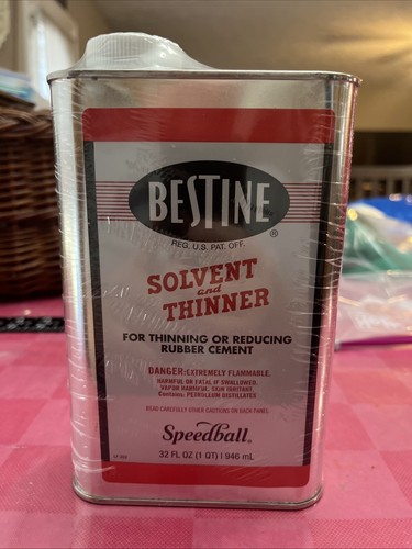 Bestine Solvent And Thinner, For Thinning Or Reducing Rubber Cement, 32 ...