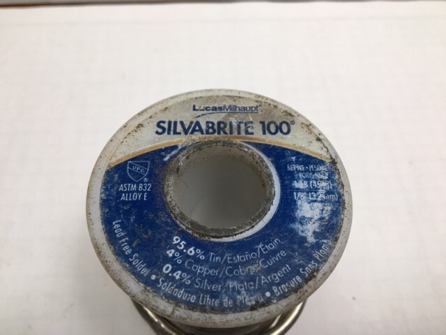 Silvabrite 100 Lucas-Milhaupt 56761 Silvabrite 100 Solder 1/8" - Weights 14.9 oz 747041567610| eBay