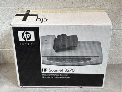 New Open Box - HP Scanjet 8270 Flatbed Scanner w/ Power Adapter & USB ...