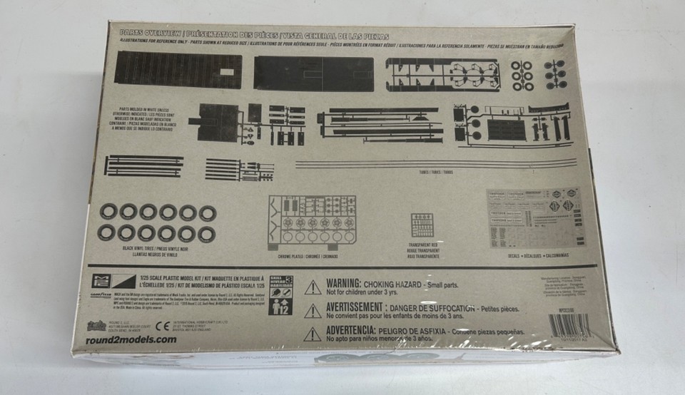 MPC 823 Gravel Trailer 1:25 Model Kit (MPC823/06) Factory Sealed Kit ...