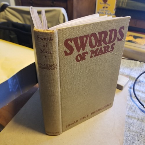 Swords of Mars by Edgar Rice Burroughs (1936, Hardcover) Barsoom Series ...