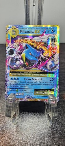 Pokémon M Blastoise EX 30/146 XY Base Set Extended Art Ultra Rare Holo ...