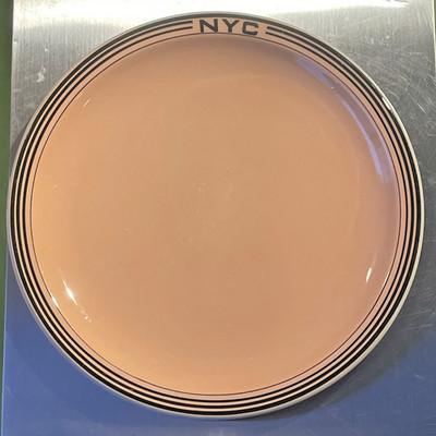 NEW YORK CENTRAL RAILROAD NYC SYRACUSE China MOHAWK Salmon Dinner Plate ...