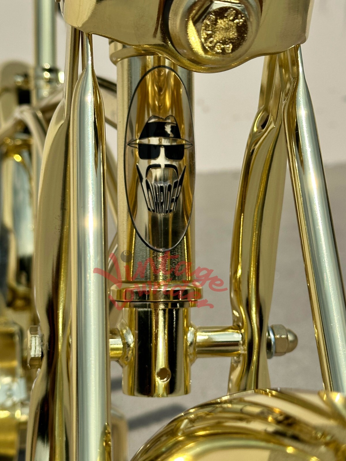 LOWRIDER COLLECTION 20" GOLD BIKE W/144 SPOKE HIGH END CHROME RIMS ...