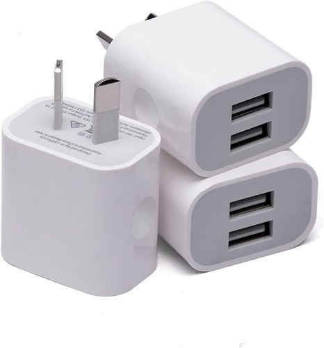 Universal Travel 5V 3A Dual USB AC Fast Wall Charger Power Adapter AU ...