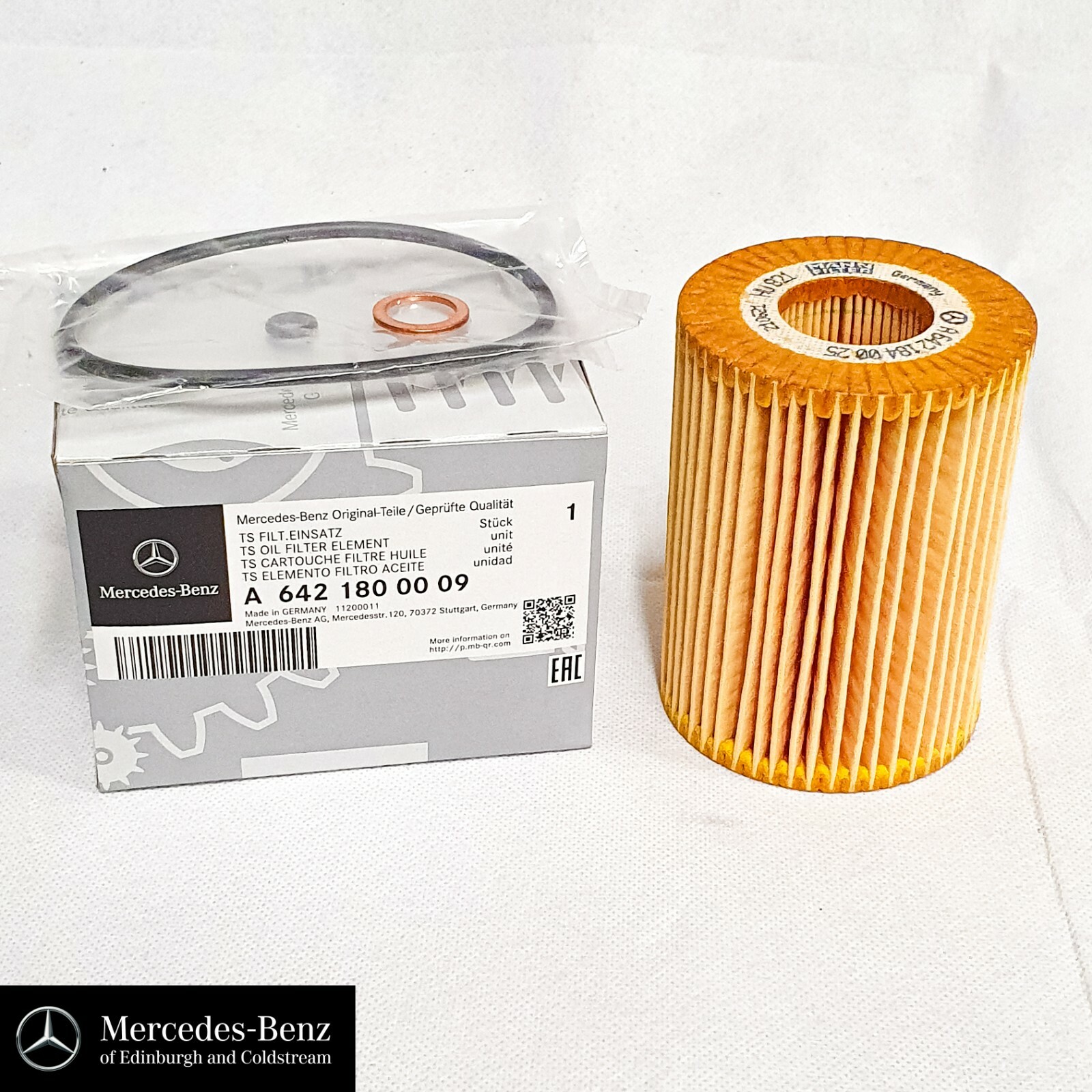 Genuine Mercedes-Benz Diesel OM642 Engine Oil, Oil Filter, Washer W212 ...