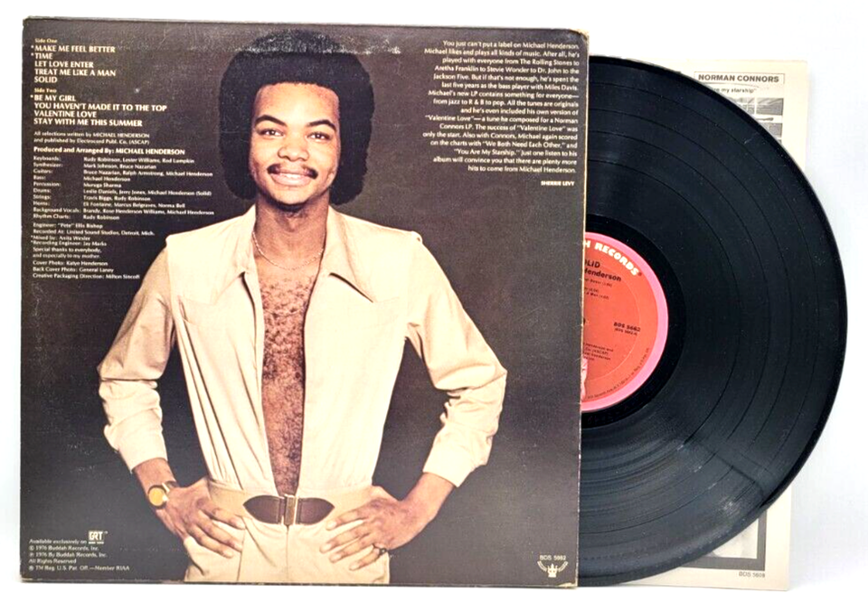 MICHAEL HENDERSON - SOLID - SOUL FUNK LP BUDDAH | eBay