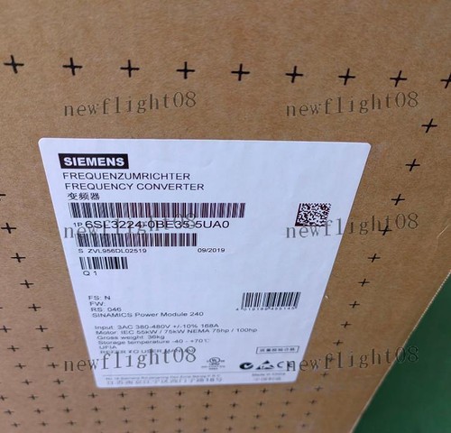 New Siemens G120 PM 240 Power Module 6SL3224-0BE35-5UA0 6SL3 224-0BE35 ...