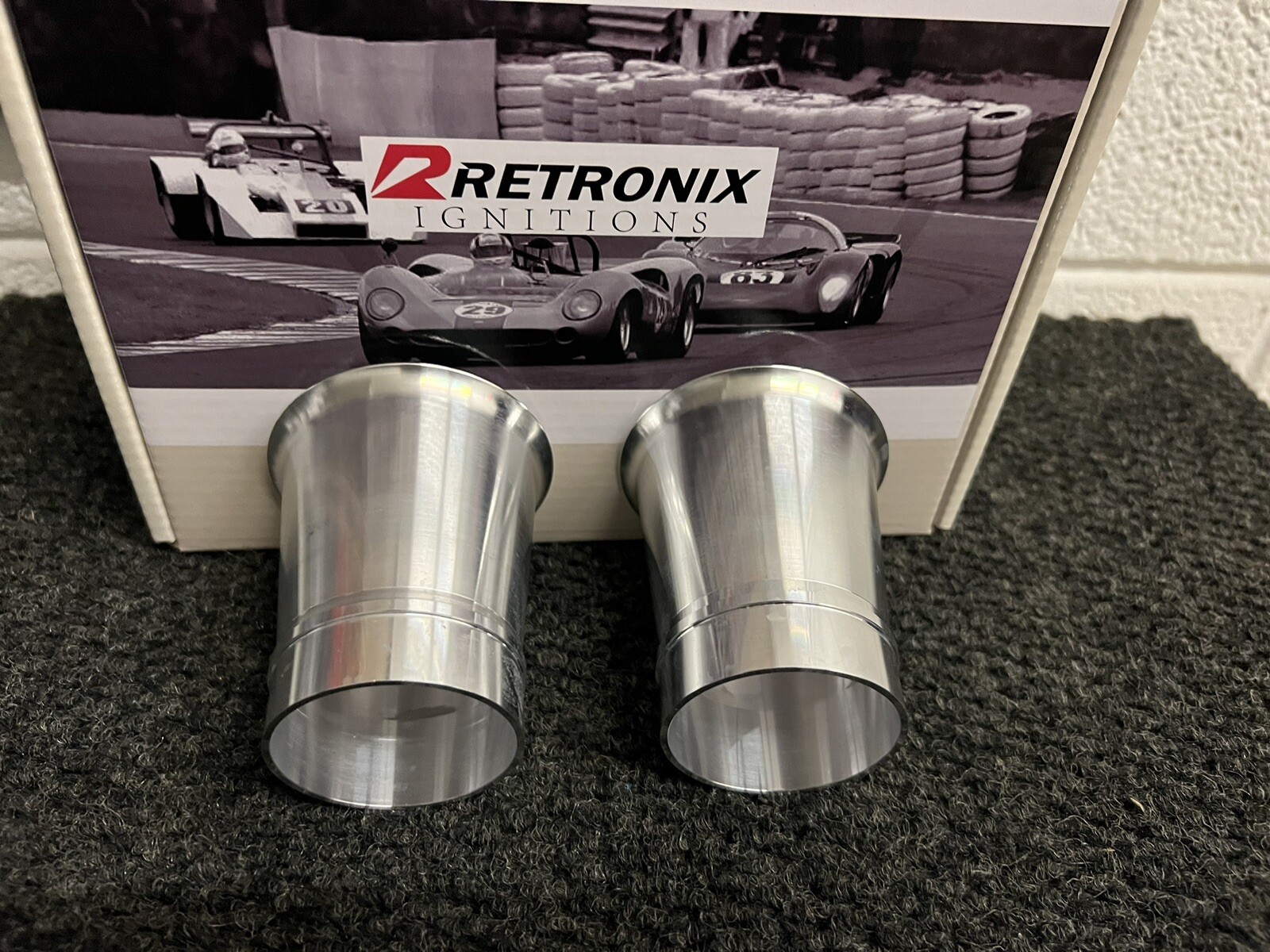 WEBER 48 IDA RETNO Velocity Stack Air Horn 2.50" (4pcs) LOLA COBRA ...