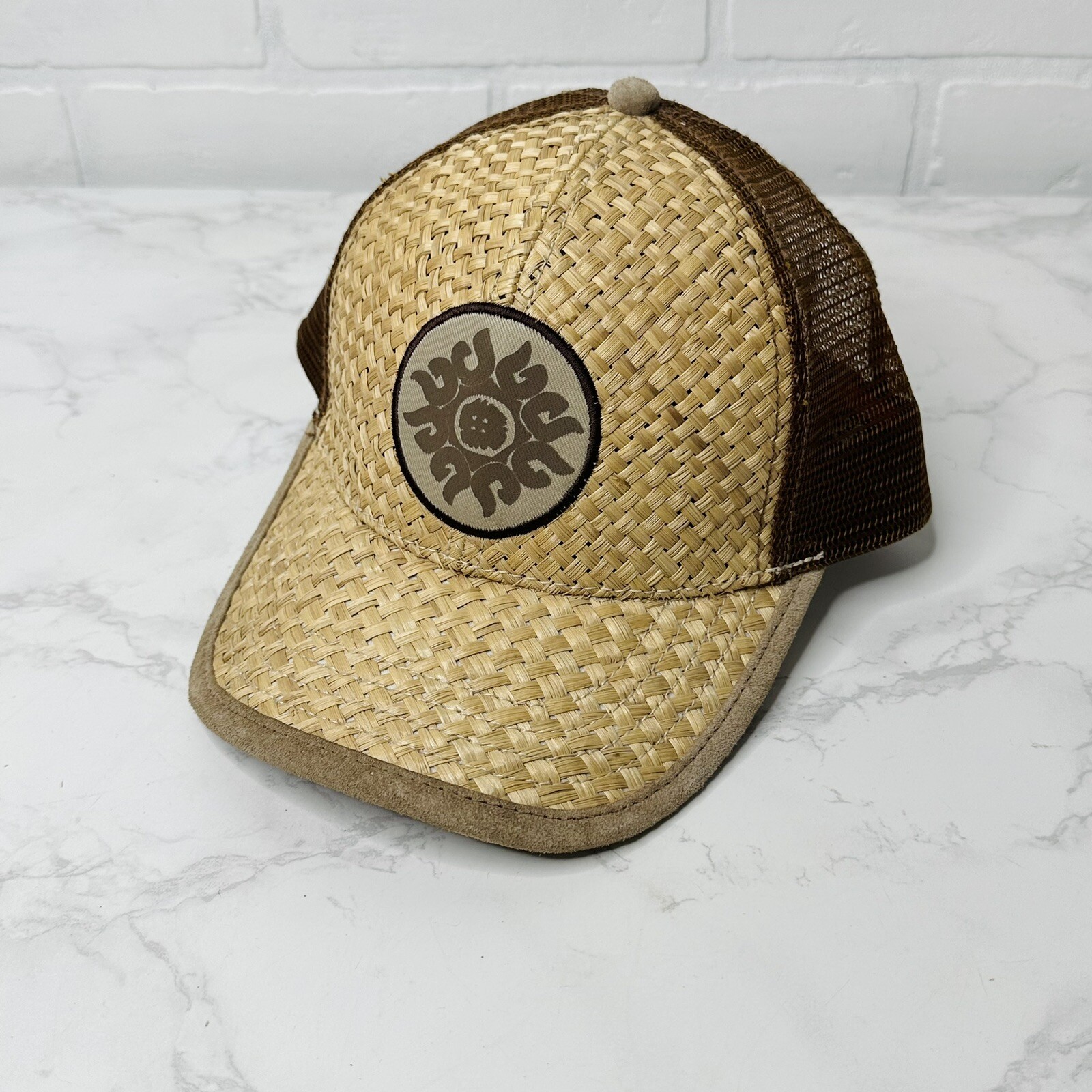 Straw Trucker Hat Headers California Island Snapback … - Gem