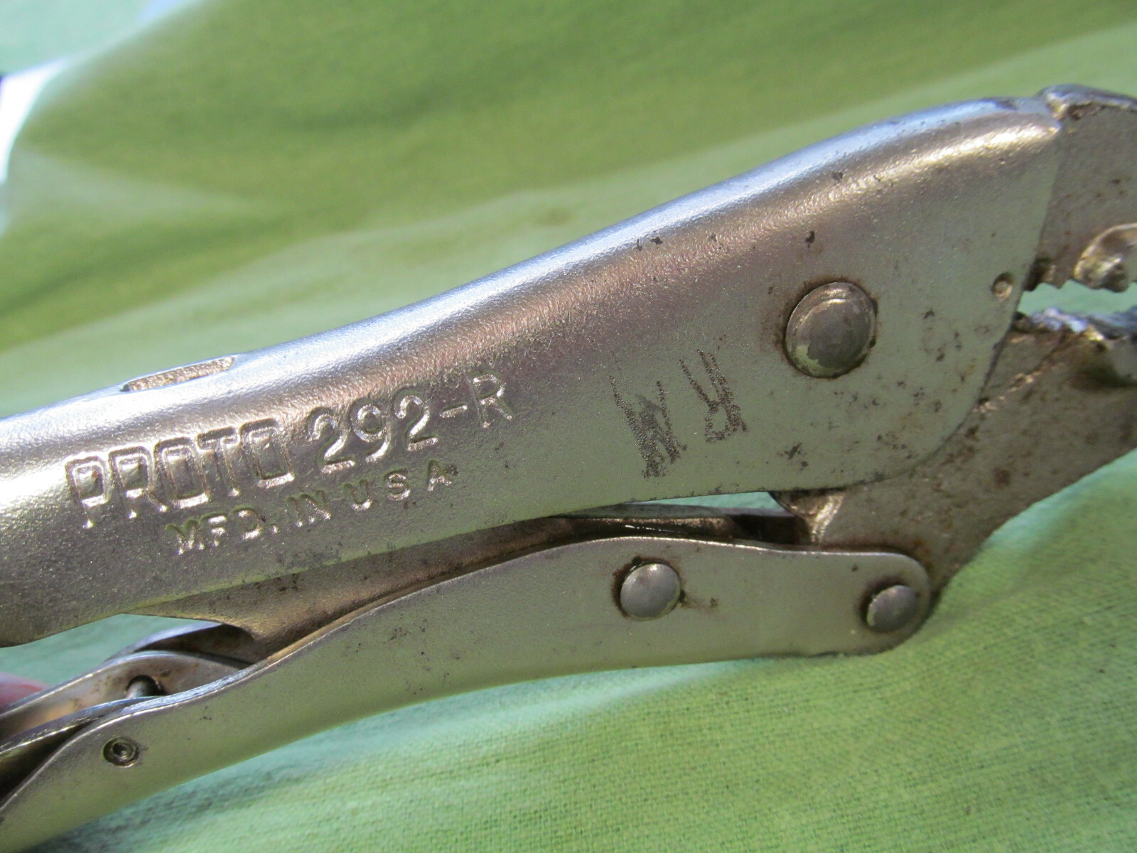 Vintage 9" PROTO Locking Pliers - pn 292-R - Made USA - Curved Jaws | eBay