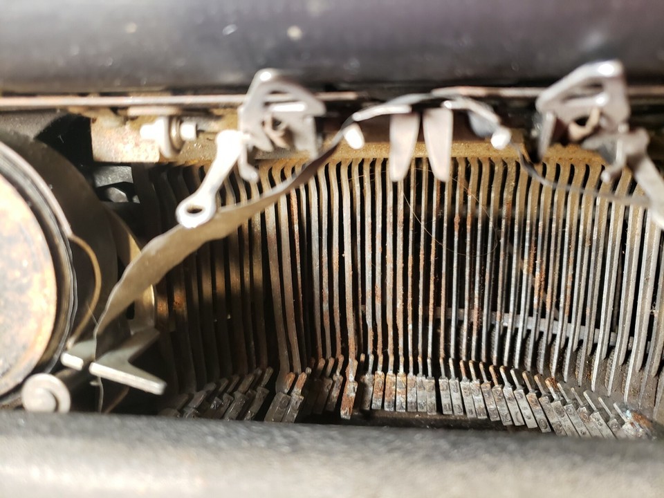 UNDERWOOD No.5 Black Steel Standard Typewriter Vintage, Antique, 1918 ...