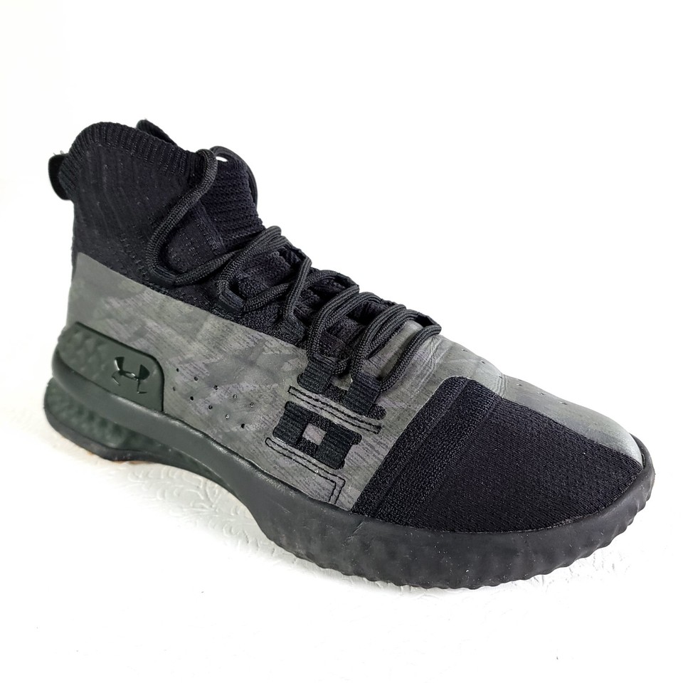 Under Armour Project Rock 1 Shoes Mens Size 8 Green Black Training ...